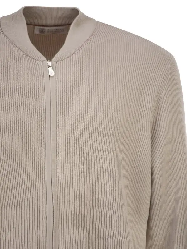 Brunello Cucinelli Cotton Zip-up Cardigan