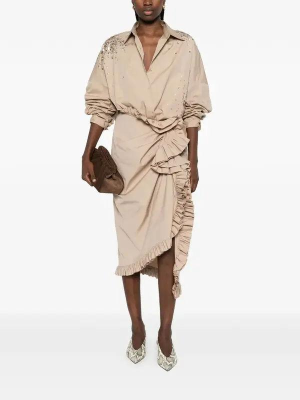 Dries Van Noten Embellished Cotton Shirt