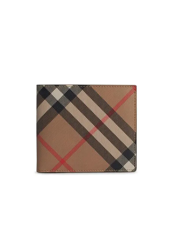 Burberry Beige Polyurethane Cardholder - Cream
