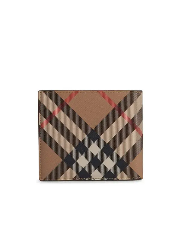 Burberry Beige Polyurethane Cardholder - Cream