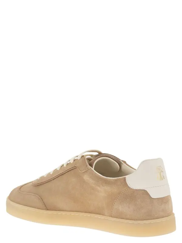 Brunello Cucinelli Suede Trainers - Cream