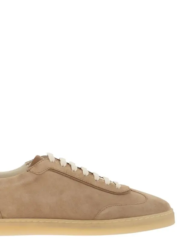 Brunello Cucinelli Suede Trainers - Cream