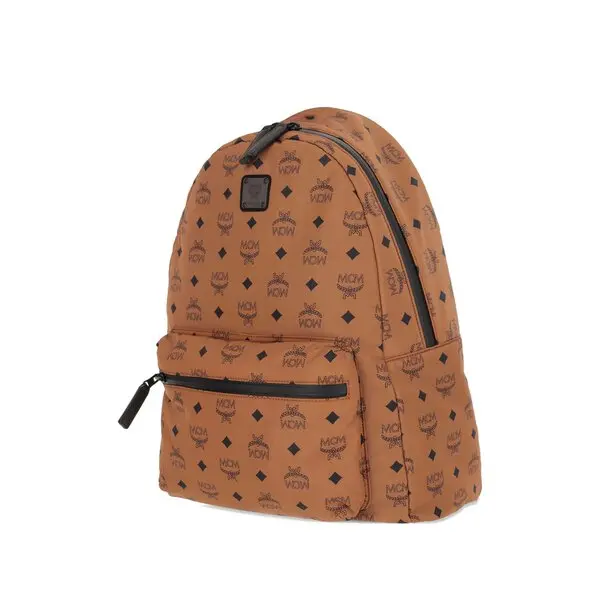 Mcm Logo Pattern Backpack