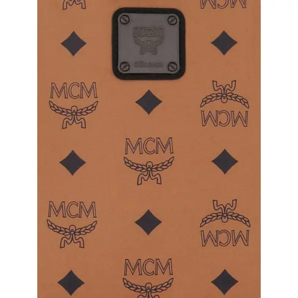Mcm Logo Pattern Backpack