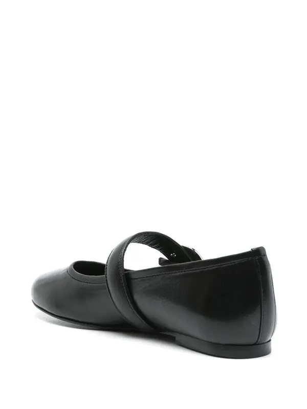 Coperni Leather Ballet Flats With Buckle Detail - Multicolor