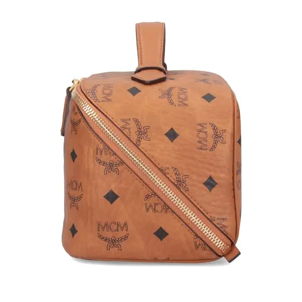 Mcm Monogram Pattern Leather Tote Bag