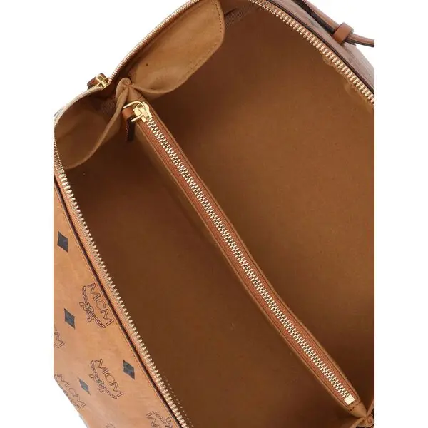 Mcm Monogram Pattern Leather Tote Bag