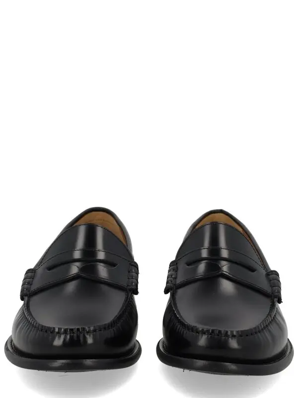 BOSS Leather Loafers - Black