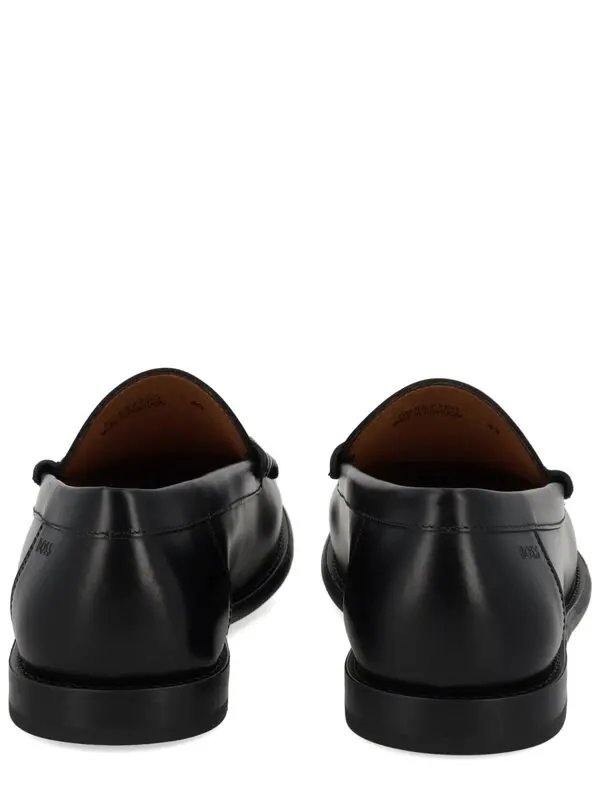 BOSS Leather Loafers - Black
