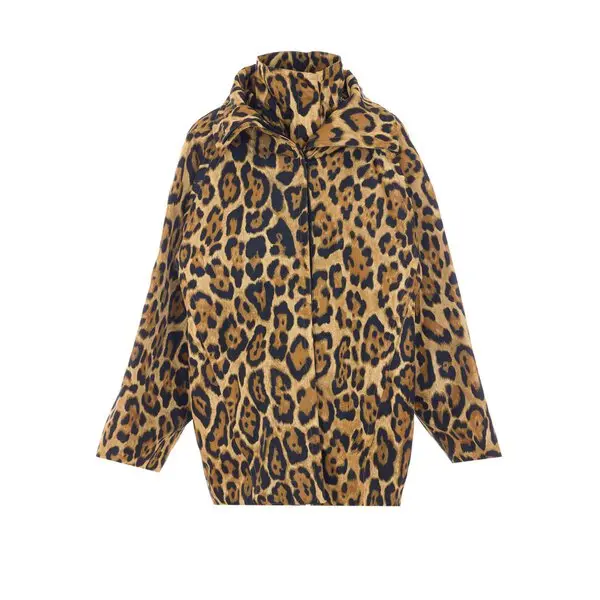 Alaïa Animalier Layered Coat - Multicolor