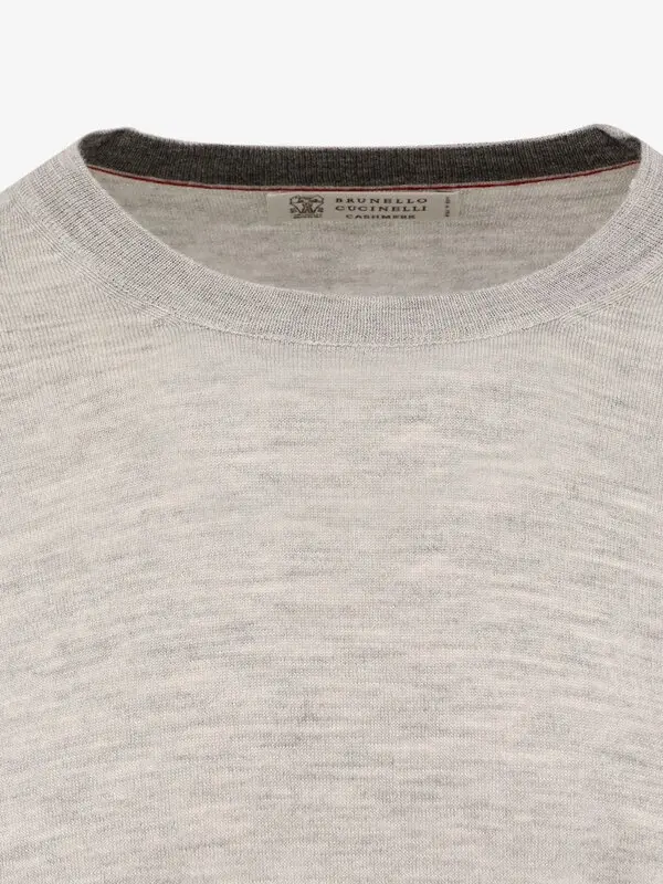 Brunello Cucinelli Cashmere And Silk Crew Neck Sweater