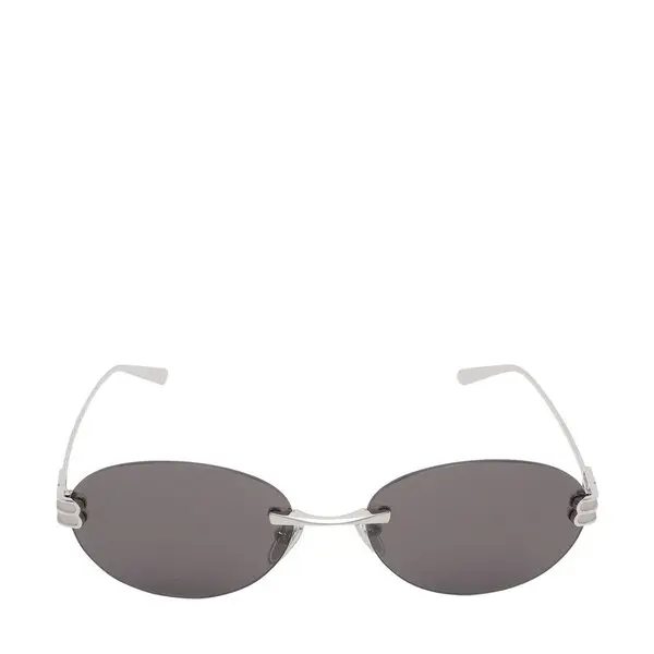 Balenciaga Oval Sunglasses - Silver