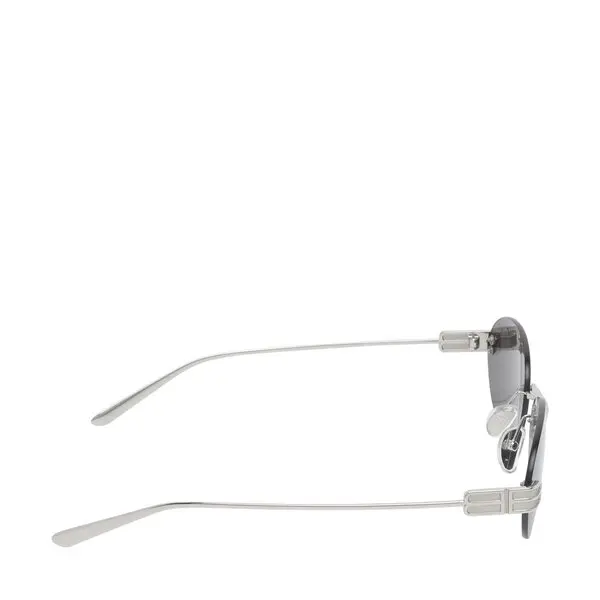 Balenciaga Oval Sunglasses - Silver