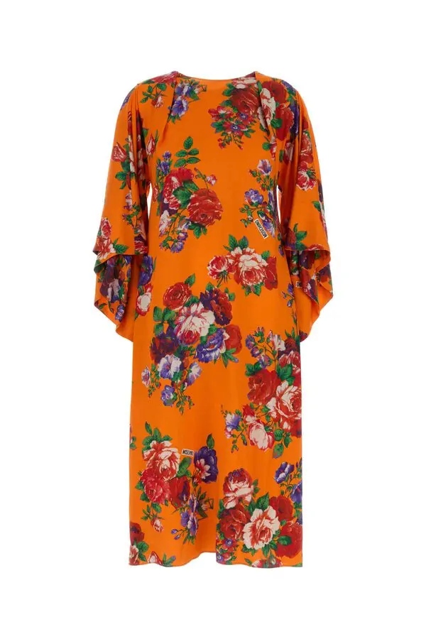 Moschino Printed Jersey Dress - Multicolor