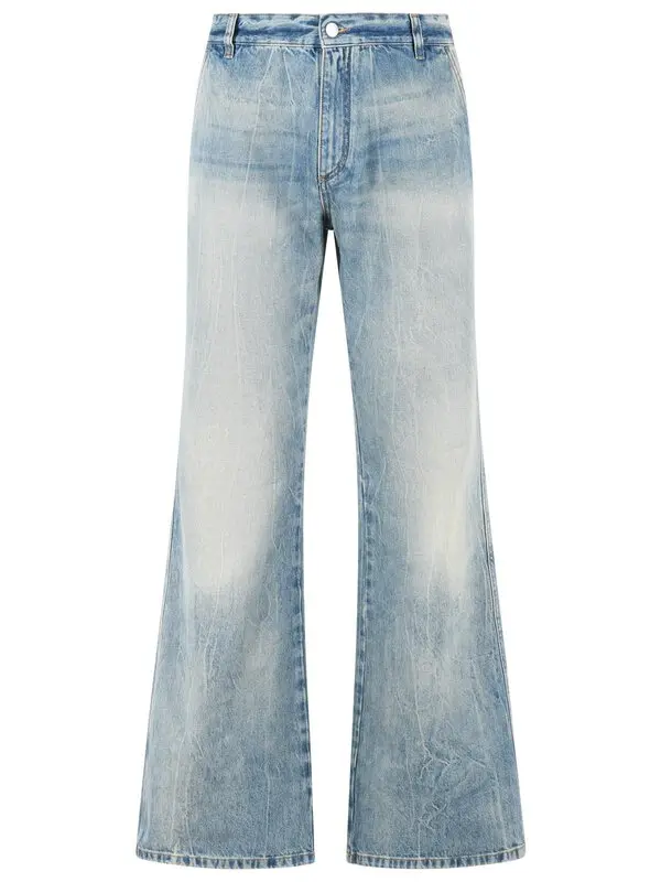 Amiri Boot Cut Light Wash Denim Jeans