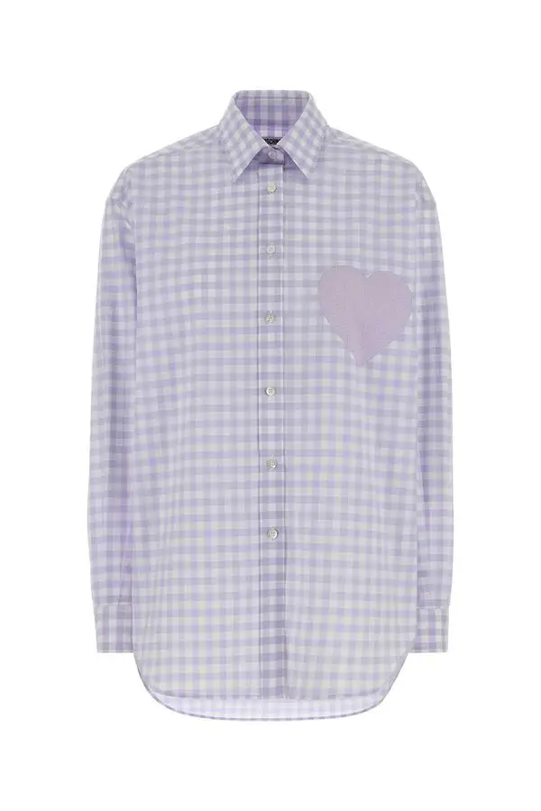 Moschino Embroidered Poplin Oversize Shirt - Multicolor