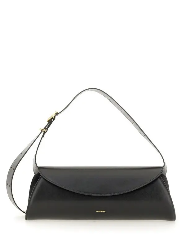 JIL SANDER Large Cannoli Bag - Black