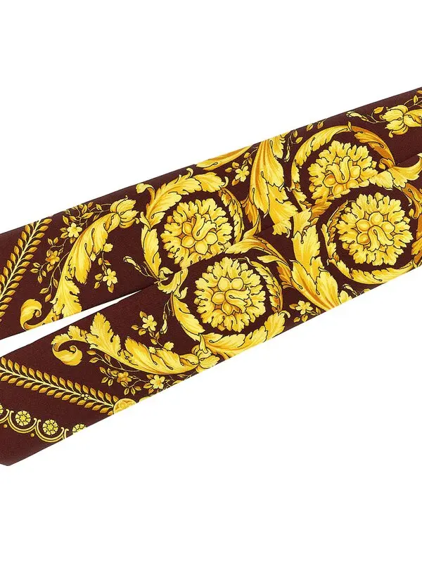 Versace Twill Lavallière With Baroque Print