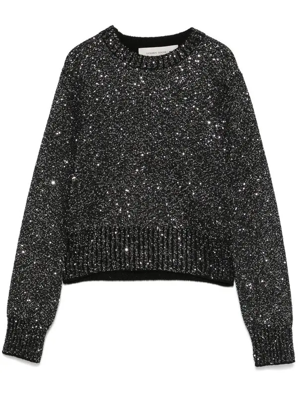 GOLDEN GOOSE Sequined Wool Blend Jumper - Multicolor