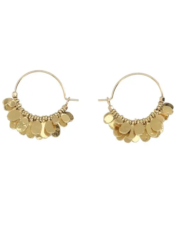 Isabel Marant Étoile Casablanca" Hoop Earrings With Embellished Resin And Brass