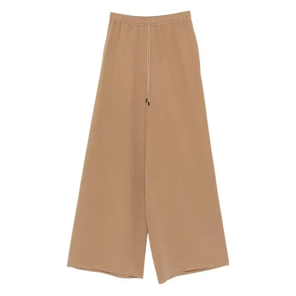 Max Mara Silk Wide Leg Trousers