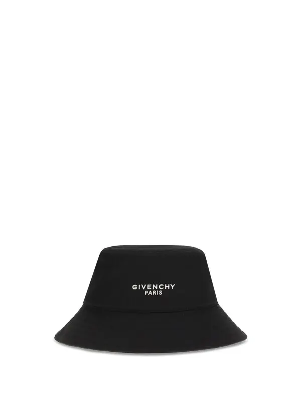 Givenchy Embroidered Logo Bucket Hat - Black