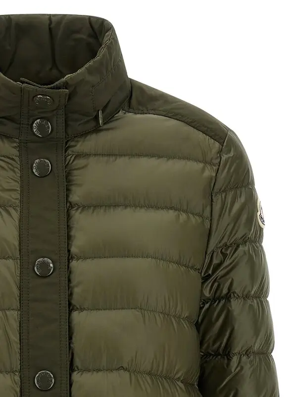 Moncler Origan Quilted Down Jacket With Removable Hood