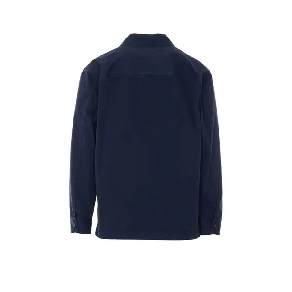 Saint Laurent Cassandre Overshirt Jacket - Blue