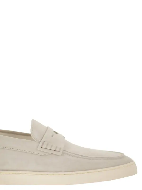 Brunello Cucinelli Suede Moccasin Trainers