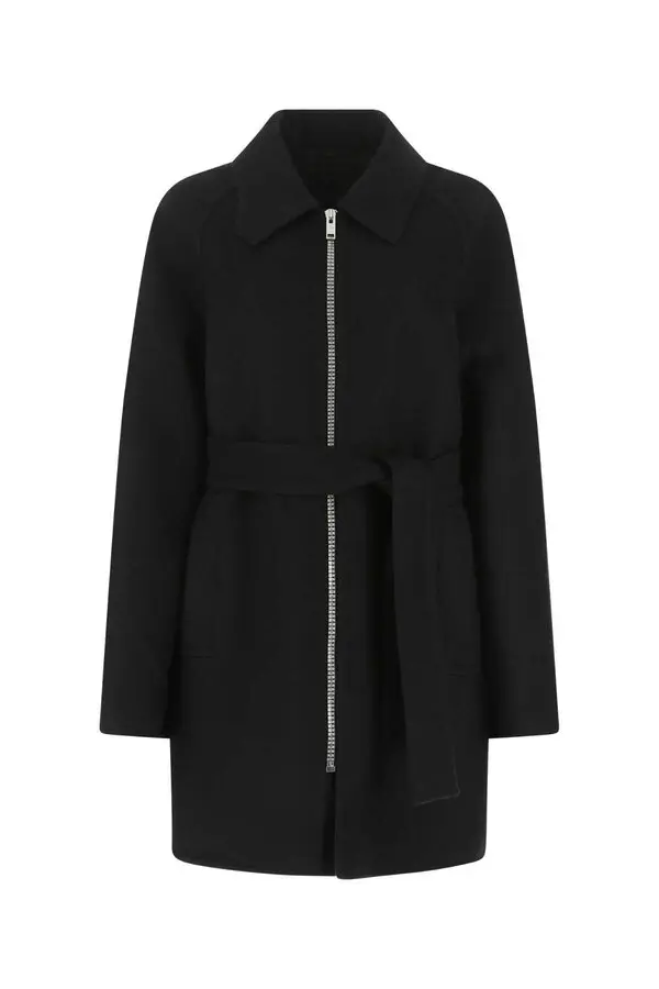 Givenchy Wool Blend Coat - Black