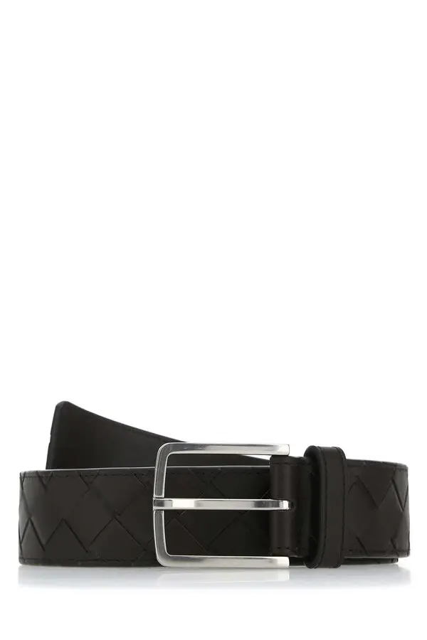Bottega Veneta Woven Leather Belt - Brown