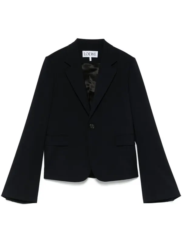 Loewe Single-breasted Wool Jacket