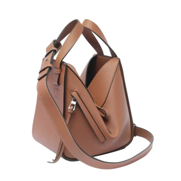 Loewe Hammock Compact Handbag - Brown