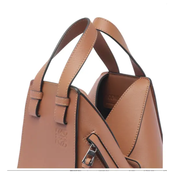 Loewe Hammock Compact Handbag - Brown