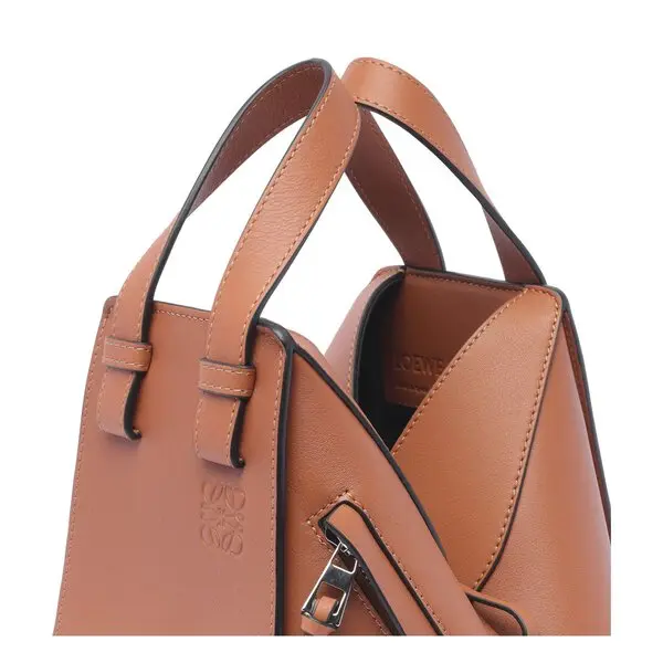 Loewe Hammock Compact Handbag - Brown
