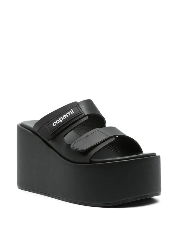 Coperni Wedge Double-strap Sandals - Multicolor