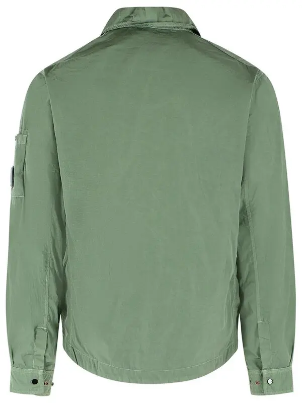 C.P. COMPANY Polyamide Jacket With Lens Detail - Green