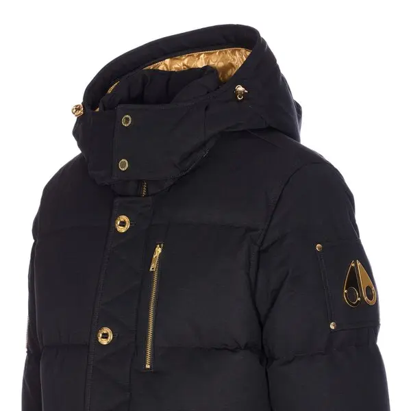 Moose Knuckles Gold Quilted Down Jacket