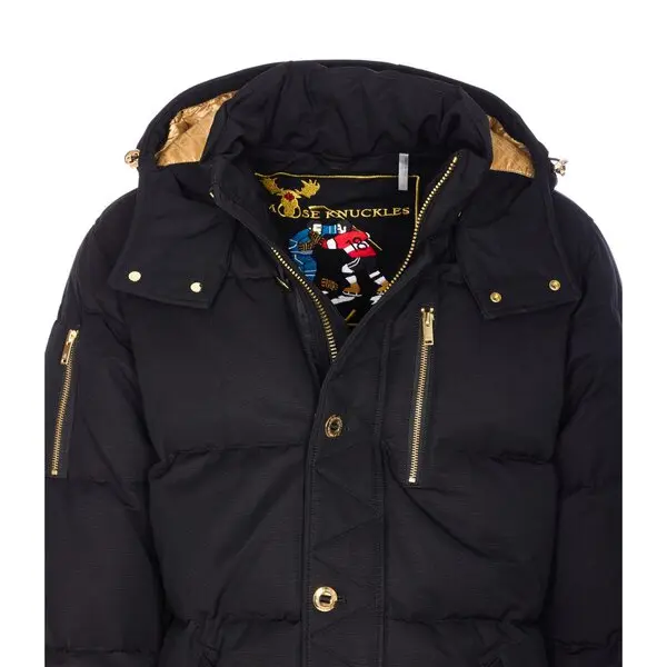 Moose Knuckles Gold Quilted Down Jacket