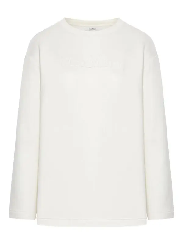 Max Mara Crewneck Cotton Sweatshirt - Multicolor