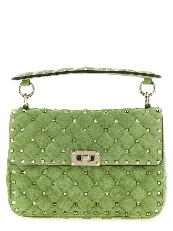 Valentino Garavani Rockstud Spike Shoulder Bag - Green