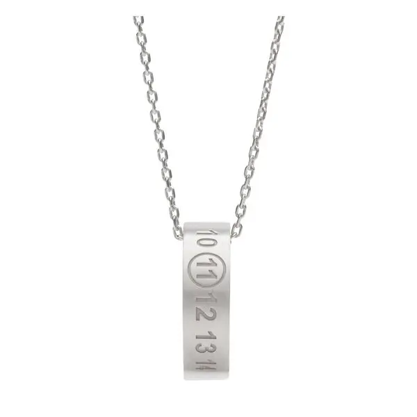 MAISON MARGIELA Numeric Necklace - Silver
