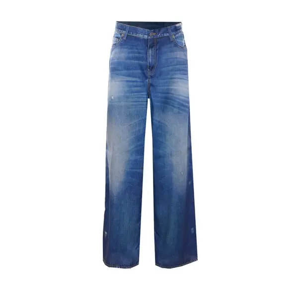 GOLDEN GOOSE Journey Boyfriend Pants - Blue