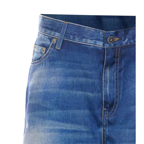 GOLDEN GOOSE Journey Boyfriend Pants - Blue