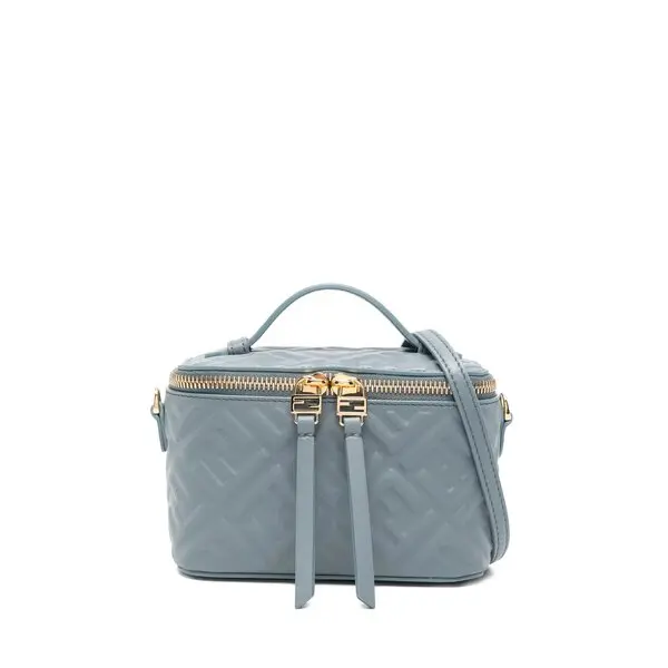 Fendi Quilted Ff Logo Top Handle Bag