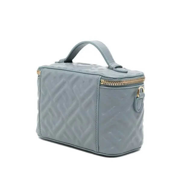 Fendi Quilted Ff Logo Top Handle Bag