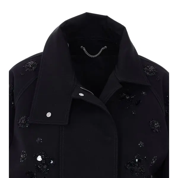 GOLDEN GOOSE Embellished Short Trench Coat