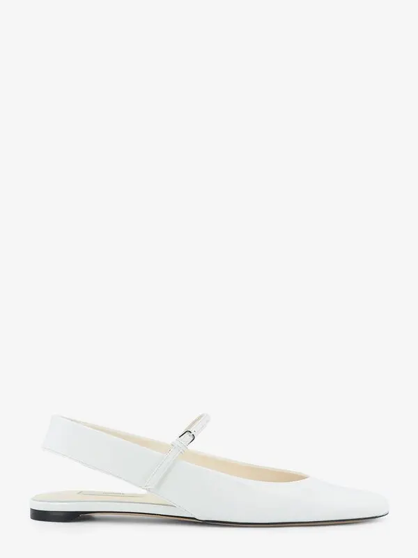 TOTEME Leather Ballet Flats With Buckle Strap - Multicolor