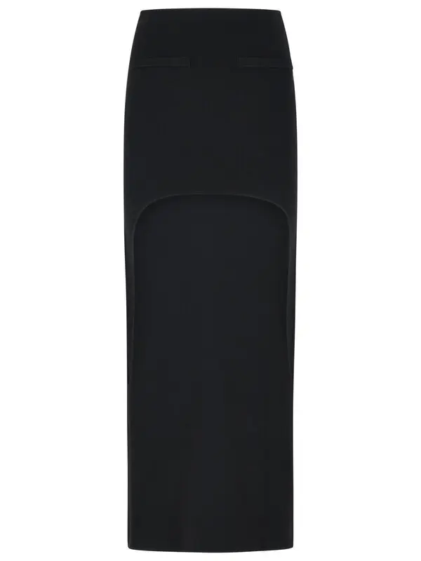 COURREGES Long Skirt - Black