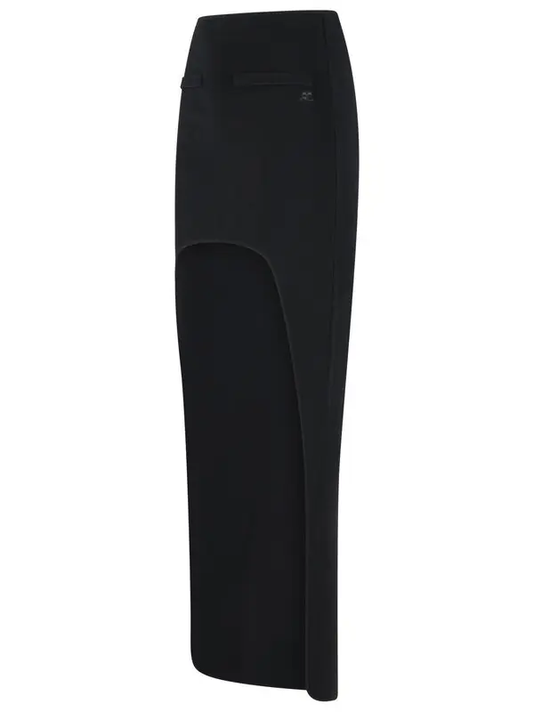 COURREGES Long Skirt - Black
